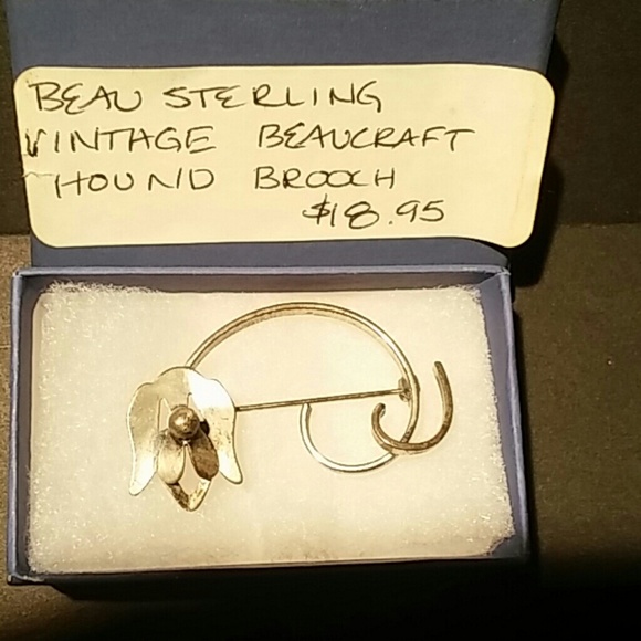 Beau Sterling | Jewelry | Vintage Beau Sterling Beaucraft Hound Dog ...
